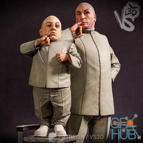 3d Print Model Vs3d Dr Evil And Mini Me 160469