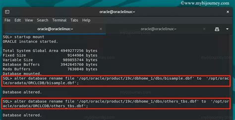 How To Move Oracle Db Files To A New Location