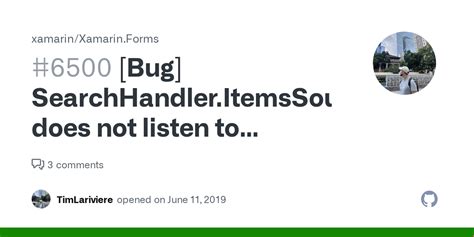 Bug Searchhandleritemssource Does Not Listen To