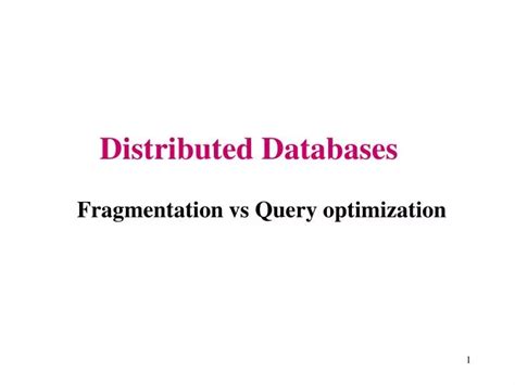 Ppt Distributed Databases Powerpoint Presentation Free Download Id
