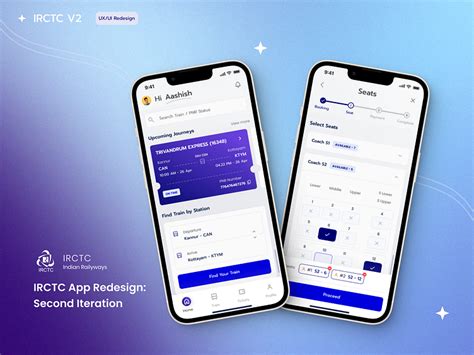 Irctc App Redesign V2 By Aashish Lal On Dribbble