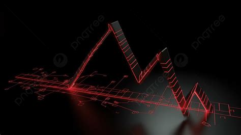 전기 그래프의 검은색 프레임에 빨간색 금융 라인 스톡 비디오 로열티프리 푸티지 화살표가 있는 3d 렌더링 그래프 파산 개념 배경 일러스트 및 사진 무료 다운로드
