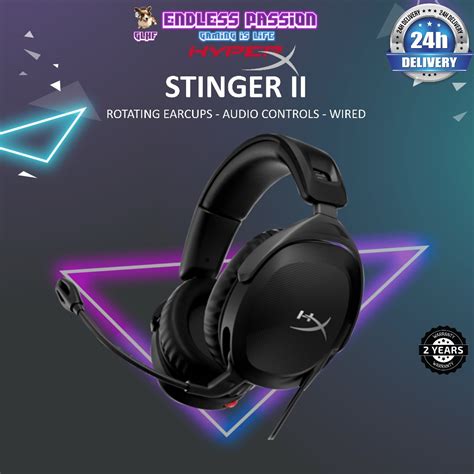 Hyperx Cloud Stinger 2 Gaming Headset Dts Headphone X Spatial Audio Lightweight Over Ear