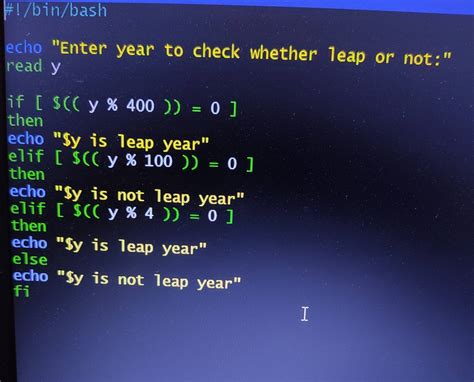 Bash My Shell Script For Checking Leap Year Is Showing Error Stack