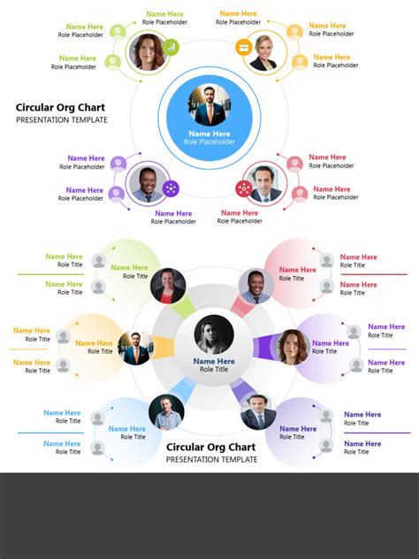 01 Circular Org Chart Powerpoint Template 16x9 1 Pdf