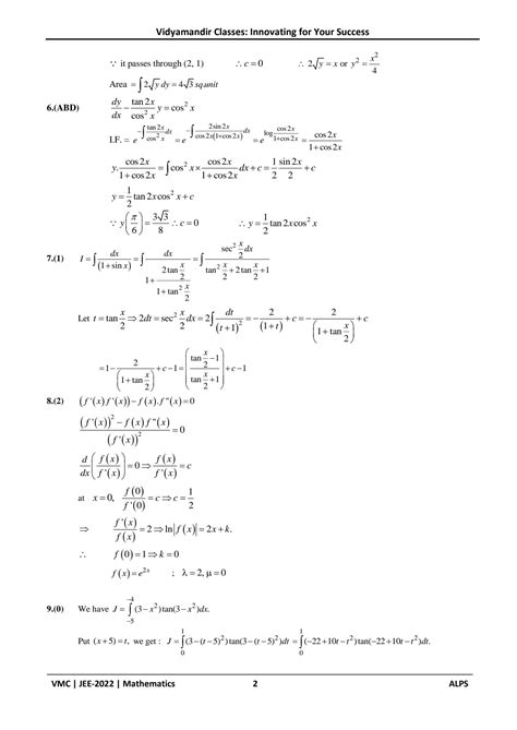 Solution Maths Advanced Level Problem Solving Alps 5 Solution Studypool