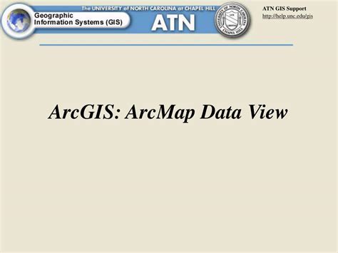Ppt Arcgis Arcmap Data View Powerpoint Presentation Free Download