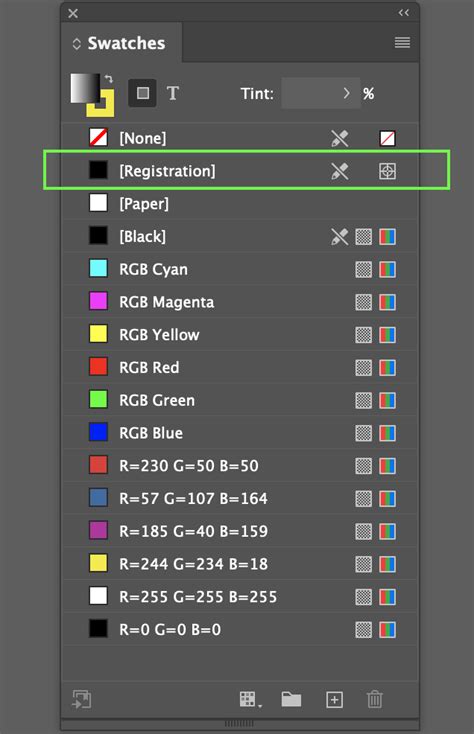 Solved Registration In Swatches Panel Adobe Product Community 13464981