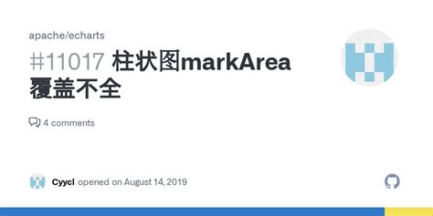 柱状图markarea覆盖不全 · Issue 11017 · Apacheecharts · Github