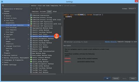 文件代码模板的使用 Intellij Idea 使用教程 Udn开源文档 文件代码模板的使用 Intellij Idea 使用教程 Udn开源文档