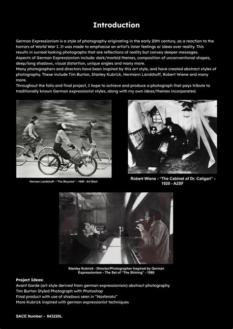 Yr 11 Full Visual Art Document Visual Arts Year 11 Sace Thinkswap