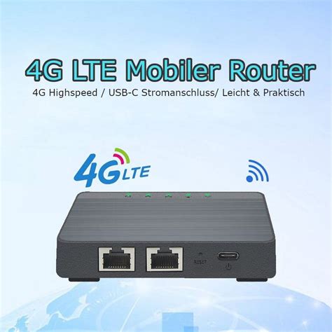 Mini 4g Lte Mobiler Internet Router Sim Usb C 300 Mbits Wlan Kaufen Auf Ricardo