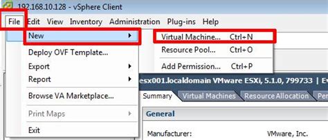How To Create Your First Linux Virtual Machine On A Vmware Vsphere Hypervisor 51 Esxi 51