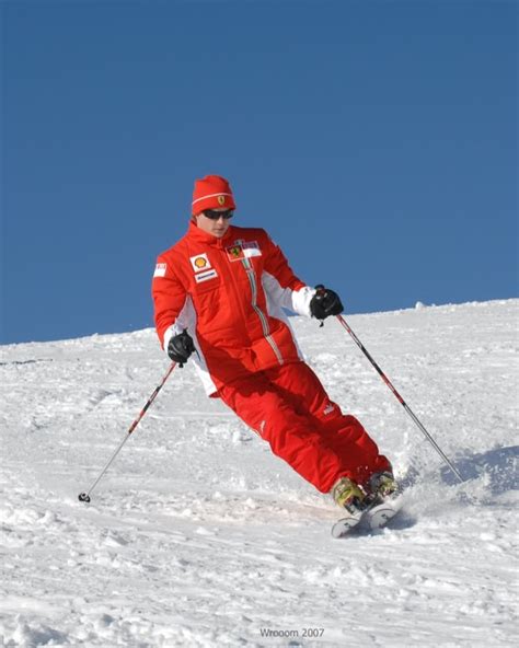 Kimi Raikkonen Skiing Red Suit On Skis Red Ski Outfit Men Red