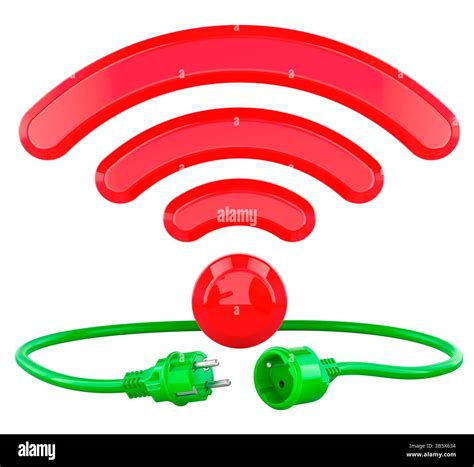 Disable Of Wi Fi Internet Connection Disconnection Of Network Concept D Rendering Isolated
