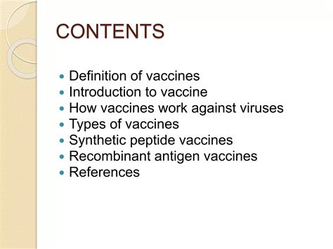 Synthetic Peptide Vaccines And Recombinant Antigen Vaccine Pptx
