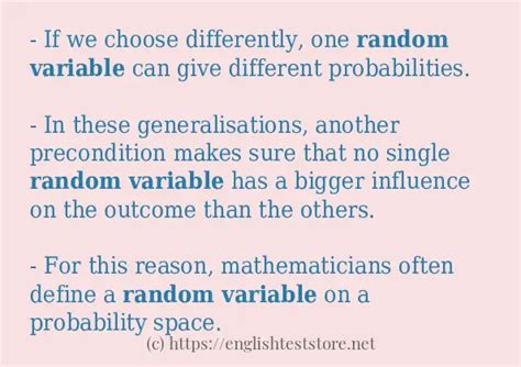 Random Variable Example In Sentences Englishteststore Blog
