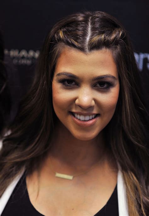 Kourtney Kardashian Curly Hair