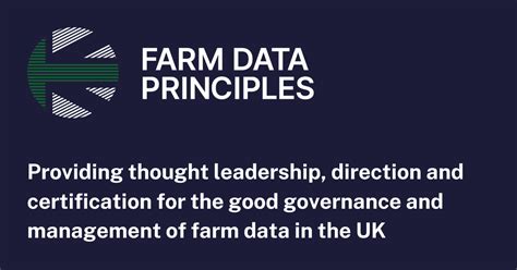 Farm Data Principles