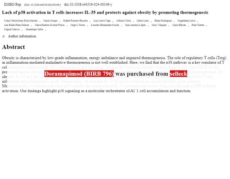 P38 Mapk Activation P38 Mapk Inhibitor Review