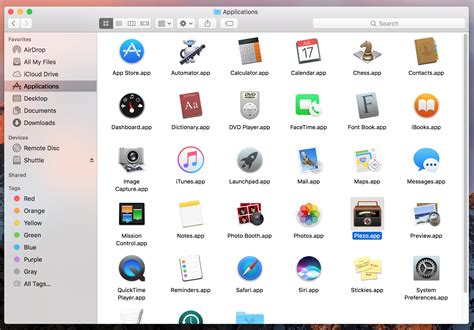 The Piezo Screenshot Gallery Rogue Amoeba Support