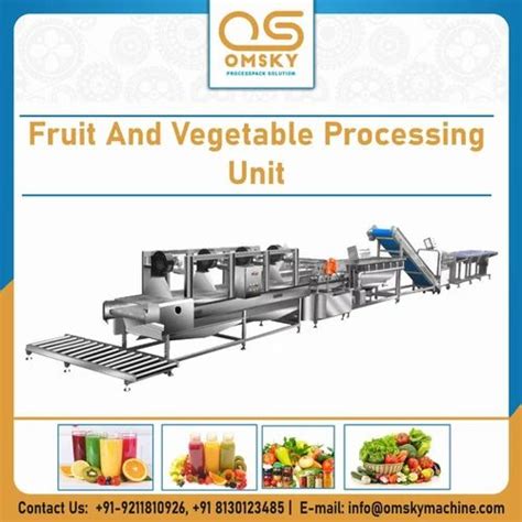 Fruit And Vegetable Processing Unit At ₹ 1000000piece Vegetable Fruit And Vegetable Processing Unit At ₹ 1000000piece Vegetable