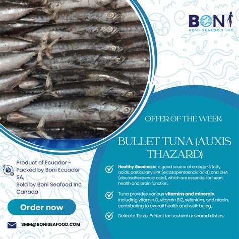 18 January 🌊 Dive Into Delightful Depths With Bullet Tuna From Boni
