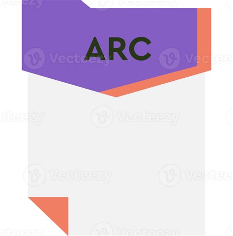 Arc File Format Minimal Icon 66497085 Png