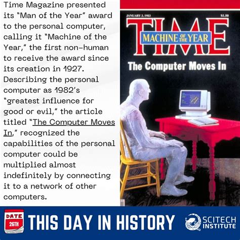 Scitech Institute On Linkedin Computerscience Scitechinstitute Thisdayinhistory Steminnovation