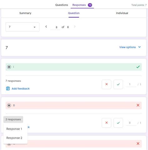Results In Google Forms Quizzes ELTeaching Com
