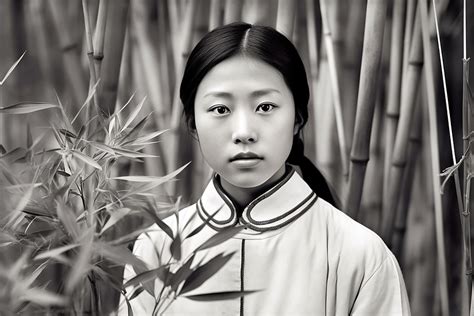 Download Chinese Woman Portrait Royalty Free Stock Illustration Image