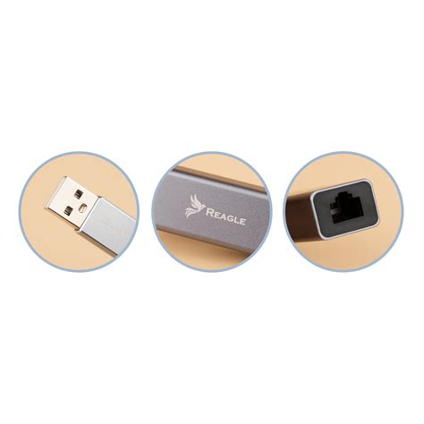 Placa De Retea Usb Ethernet Gigabit Reagle Usb 3 1 La Rj45 Aluminiu Argintiu Emag Ro