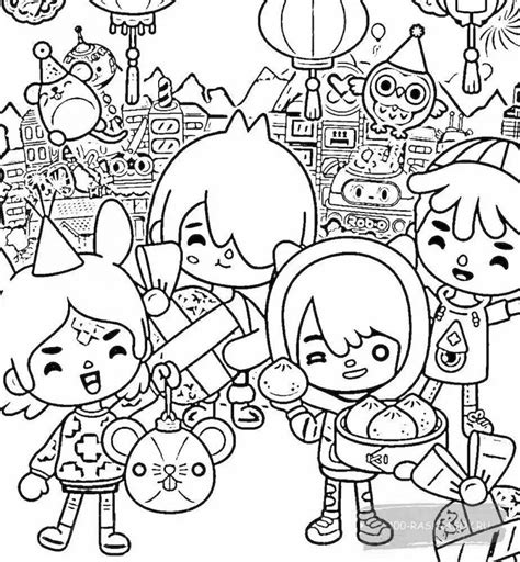 Раскраски Напечатать тока бока 39 шт скачать или распечатать бесплатно 24205