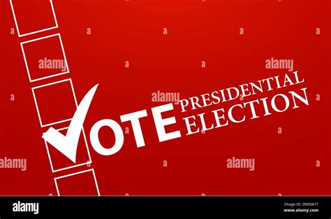 Voting Symbols Vector Design Presidential Election Stock Vector Image