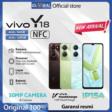 Jual Vivo Y Gb Gb Gb Nfc Garansi Resmi Di Seller Global Teleshop Official Store