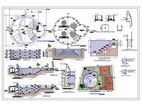 How To Build A Deck Around A Circle Pool In Autocad