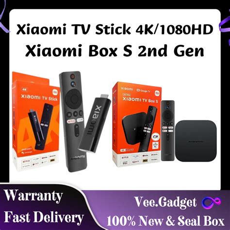 Ready Stock Xiaomi Tv Box S K Nd Generation Xiaomi Tv Stick K P Ultra Hd Streaming