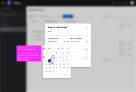 Add Datepicker For Creating Migration Waves · Issue 575 · Konveyortackle2 Ui · Github
