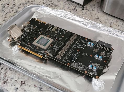 Got A Broken Gpu For Free A Trip Through The Oven And It Works