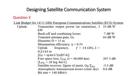 Lecture 10 Satellite Communication System Pptx