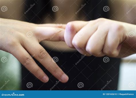 Woman Cracking Their Knuckles Royalty Free Stock Image Cartoondealer