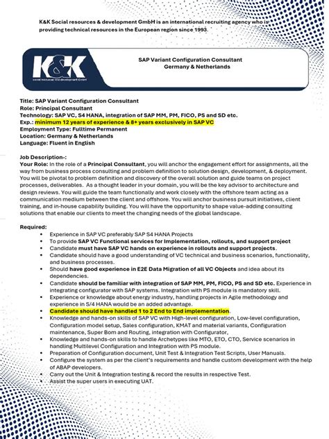 sap vc variant configuration consultant pdf consultant