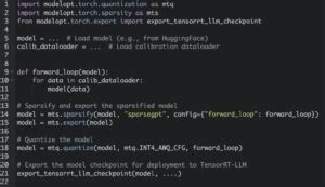 Accelerate Generative AI Inference Performance With NVIDIA TensorRT Model Optimizer Now