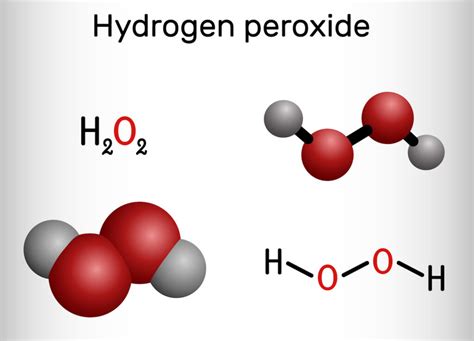 Hydrogen Peroxide Structure Ll Hydrogen Peroxide Formula H₂o₂ Ll