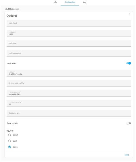 Home Assistant Add On Rtl 433 With Mqtt Auto Discovery Home