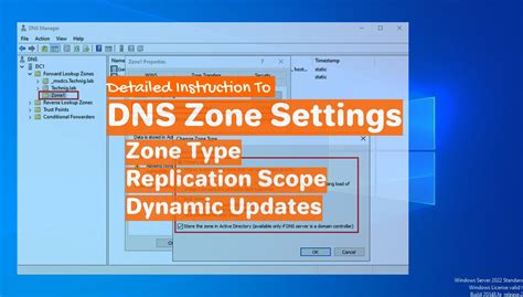 Changing DNS Zone Settings In Windows Server TECHNIG