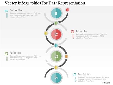Vector Infographics For Data Representation Flat Powerpoint Design Presentation Powerpoint