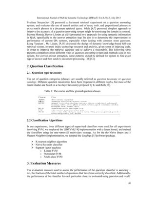 Question Classification Using Semantic Syntactic And Lexical Features PPT