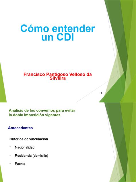 Cdis Pdf Doble Imposición Impuestos