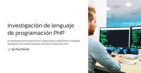 Investigación De Lenguaje De Programación Php